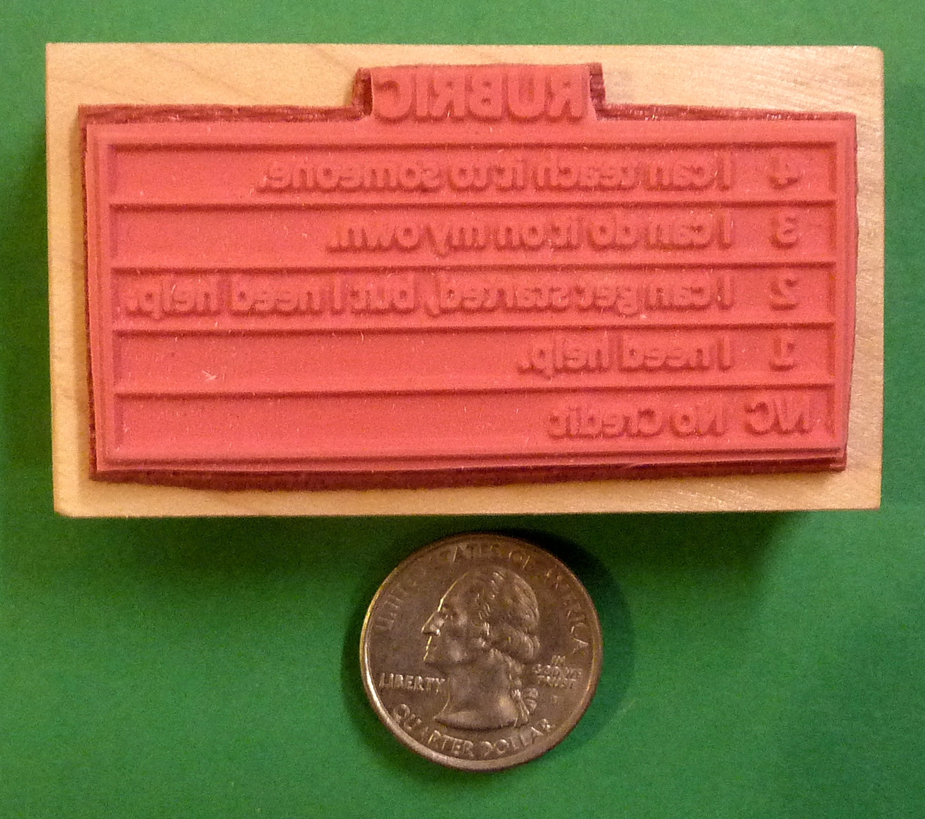 Rubric 4321NC The StampCrafter